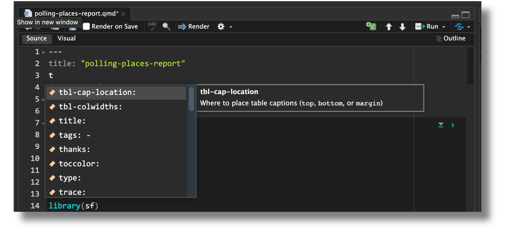 Getting started with report writing using Quarto